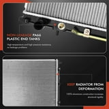 A-Premium Engine Coolant Radiator Assembly with Transmission Oil Cooler ...