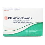BD Alcohol Swabs, 100 Count (Pack of 12) - Walmart.com