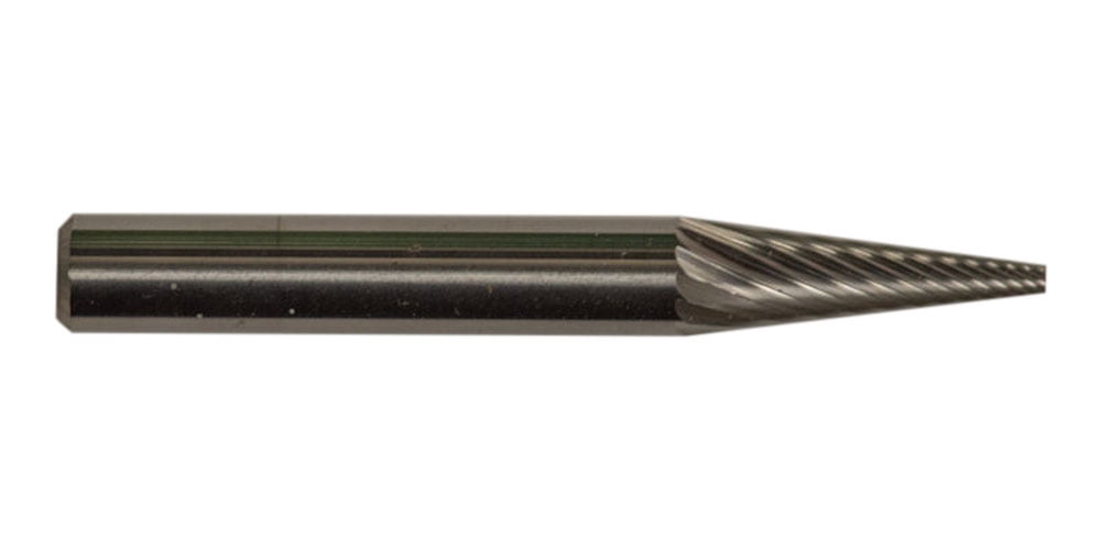 SM-5 Cone Pointed End Carbide Burr Die Grinder Bit Single Cut ...