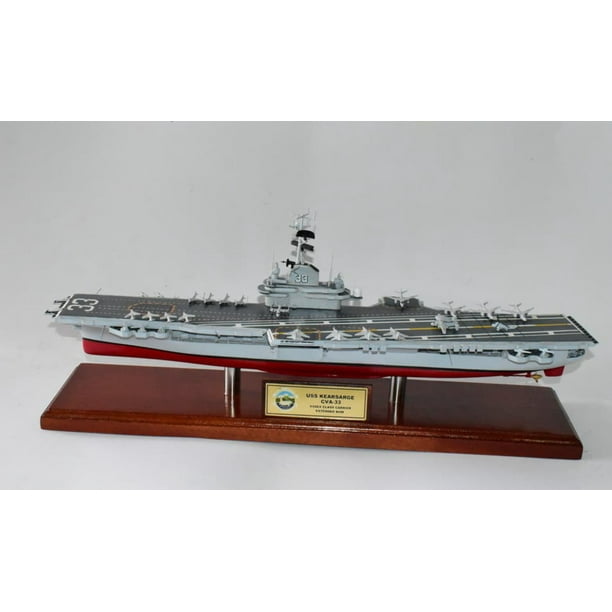 USS Kearsarge CVA-33 Aircraft Carrier Model,Navy,Scale Model,Mahogany ...