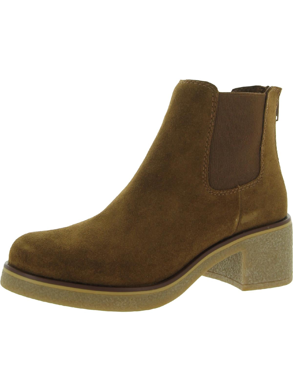 Aqua College Womens Liya Suede Booties Chelsea Boots - Walmart.com