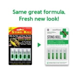 Sting-Kill First Aid Anesthetic Swabs, Pain Relief and Itch Relief, Bee ...