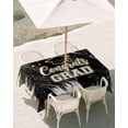 60x102 Inch Outdoor Tablecloth with Umbrella Hole Zipper Rectangle ...