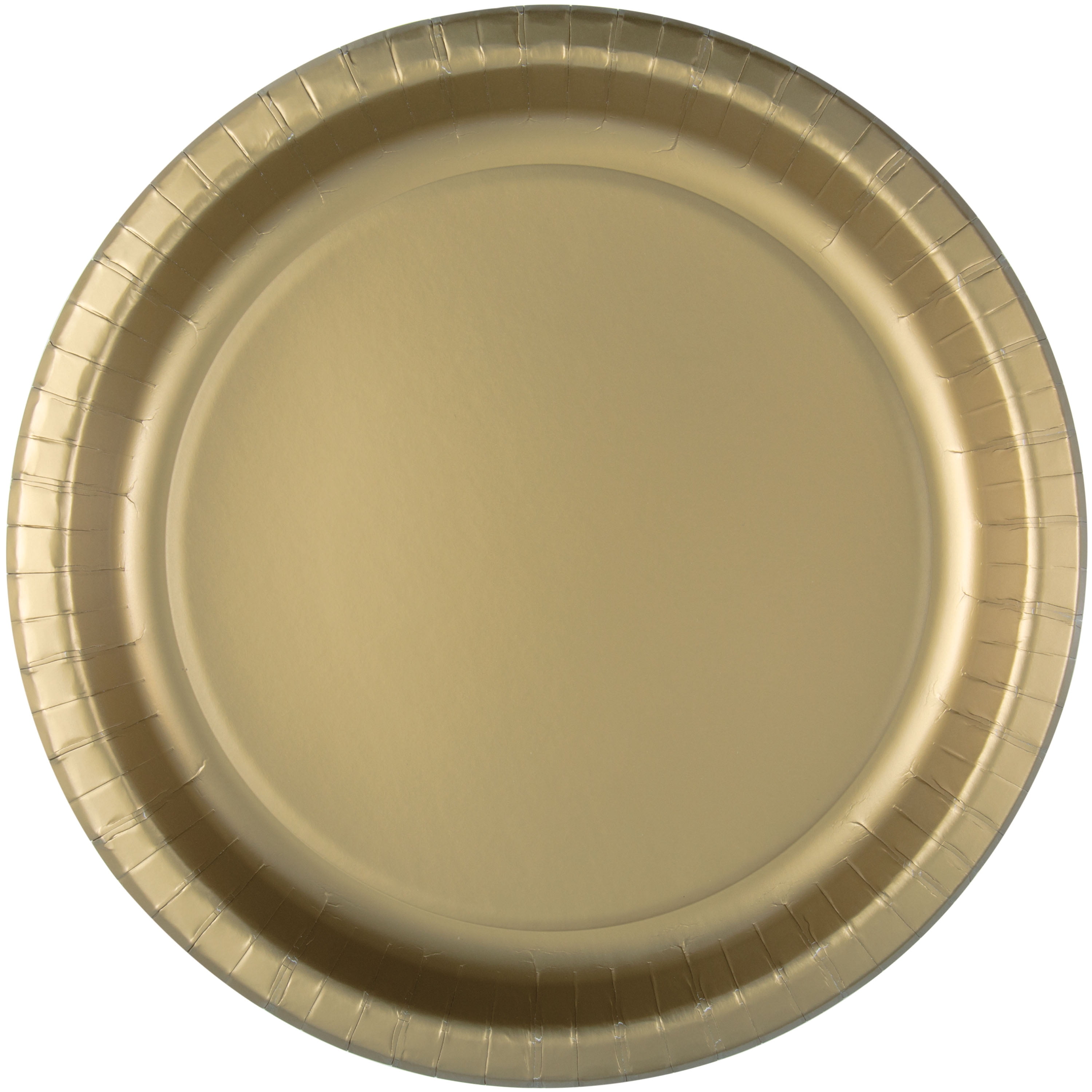 Way to Celebrate! Gold Deep Paper Plates, 11.5in, 10ct - Walmart.com