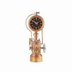 Vantage Tabletop Clock by Bulova - Skeleton Movement - Chrome & Black ...