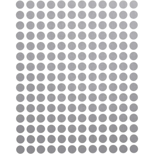 Colored Labels ¼\u201d inch 8mm 5/16 Grey Dot Stickers - 2700 Pack ...