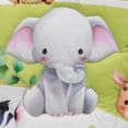 Baby Crib Bedding Set Safari Neutral Nursery Comforter with Fitted ...