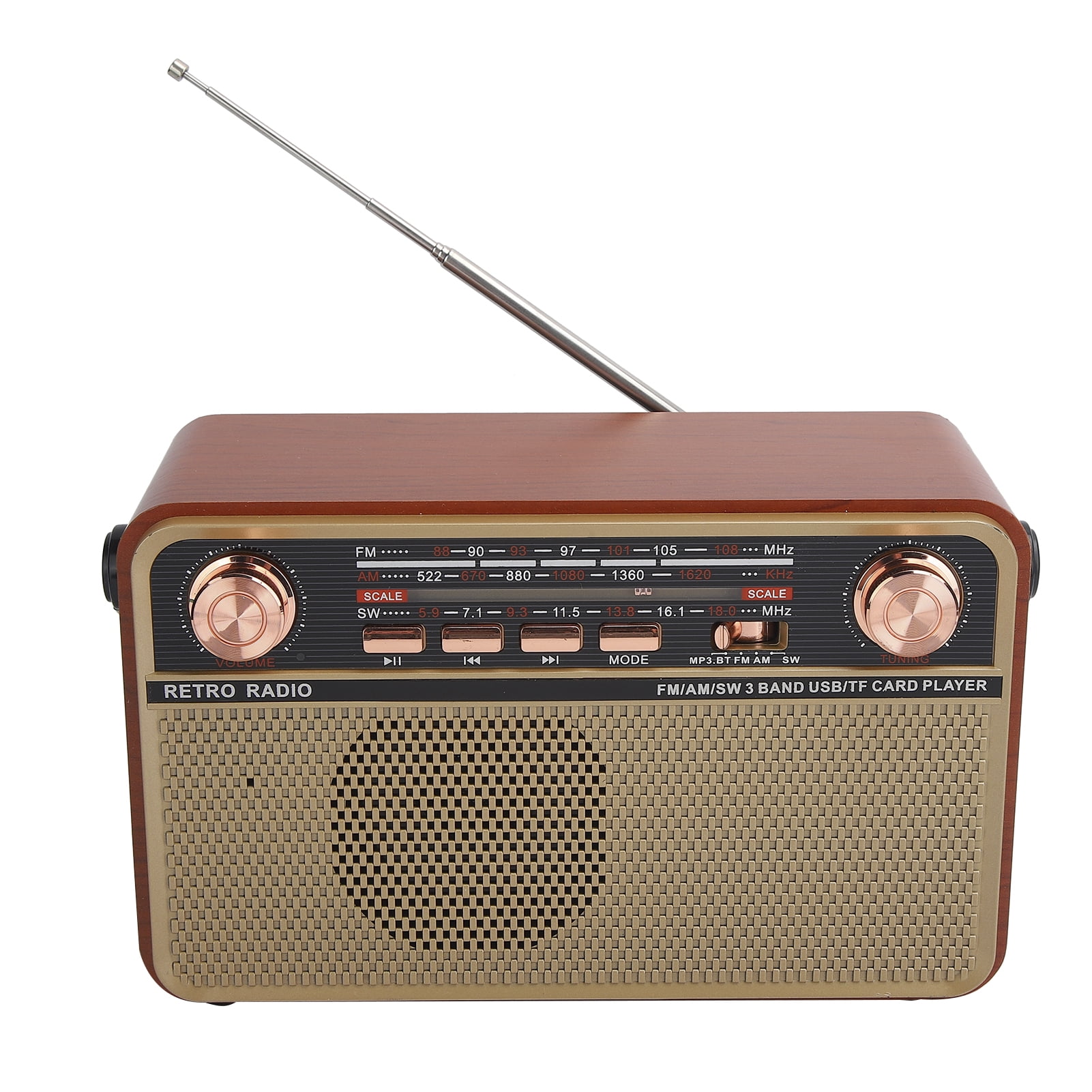 Radio USB, Radio FM/AM/SW Radio portátil USB Bluetooth Radio portátil ...