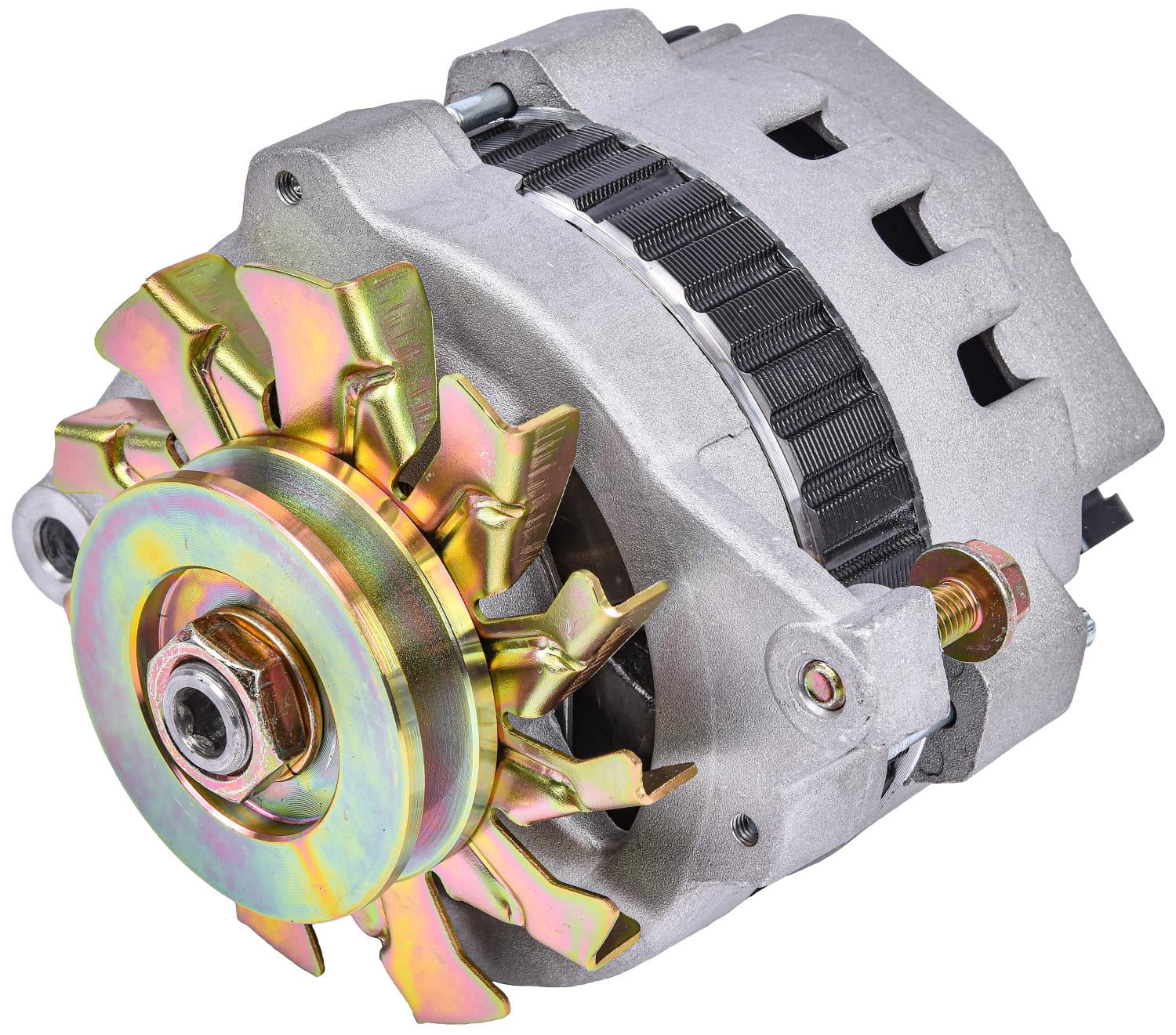 JEGS 10137 1-Wire Mini GM Alternator 12 Volt 74 Amp 1-Wire Hook-Up ...