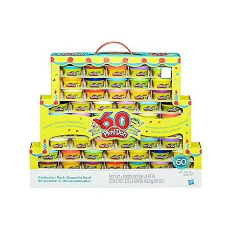 Play-Doh 60th Anniversary Celebration Pack (60 Cans) | Walmart Canada