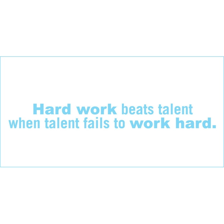 Talent Hard Work Quote