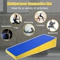 Costway Folding Incline Mat Slope Cheese Gymnastics Gym Aerobics Wedge ...