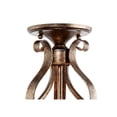 Franklin Iron Works Amber Scroll Ceiling Light Fixture, 20 1/4" Wide ...