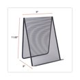 Metal Mesh Document Holder Free Standing, 35 Sheet Capacity, Metal ...