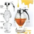 Glass Honey Dispenser – No Drips, No Trails Honey Container 8 Oz with ...