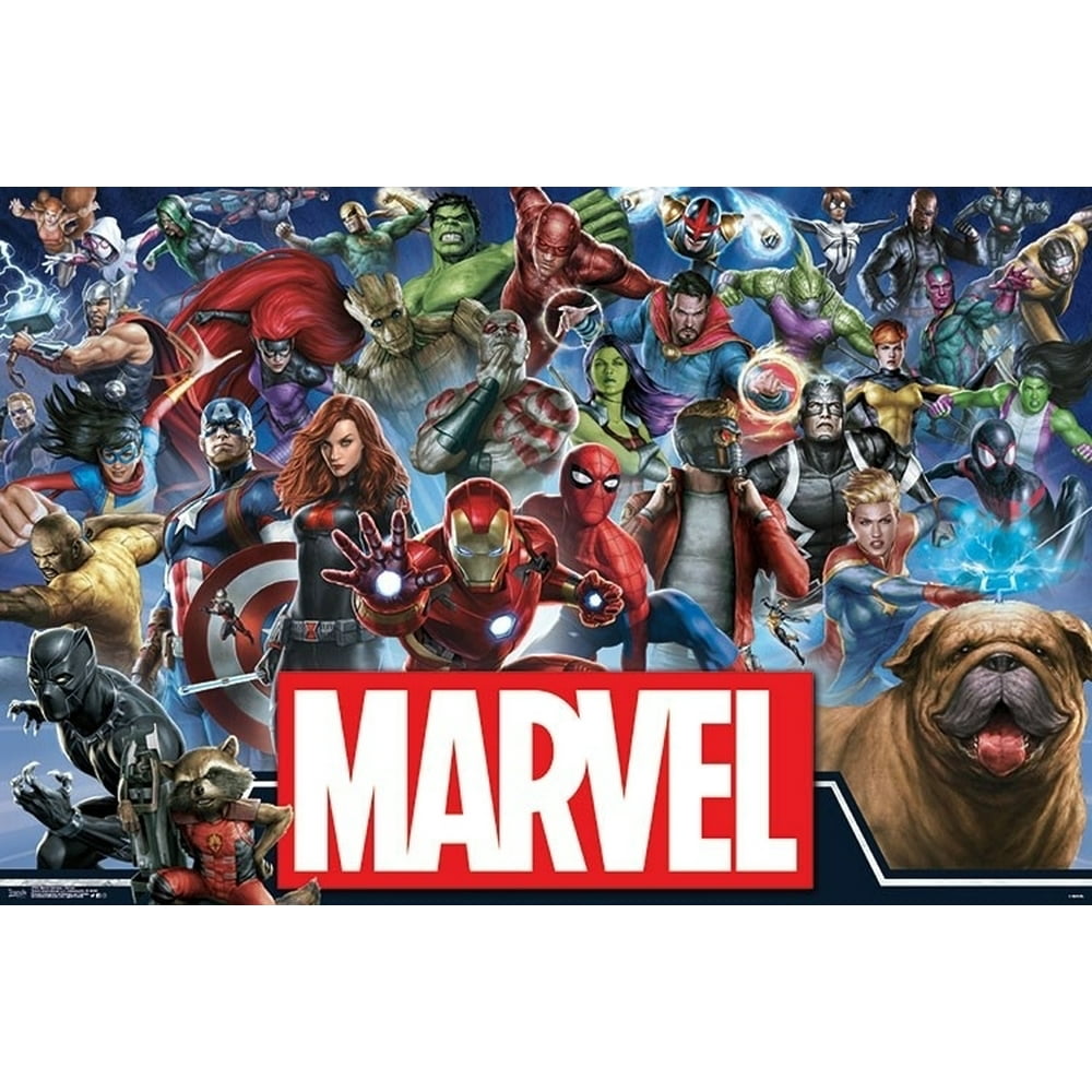 Marvel Universe - Heroes Poster Print (22 x 34) - Walmart.com - Walmart.com