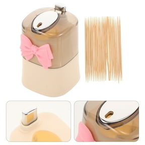 Xeyise Fashion Plastic Straw Automatic Toothpick Holder Container ...