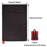 BE-TOOL Mini Pocket Picnic Blanket Nylon Foldable Waterproof Mat Beach ...