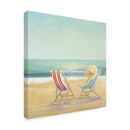 Trademark Fine Art 'The Simple Beach Life' Canvas Art by Julia Purinton ...