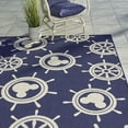 Disney Outdoor Mickey Mouse Maritime Coastal Geometric Navy Area Rug ...