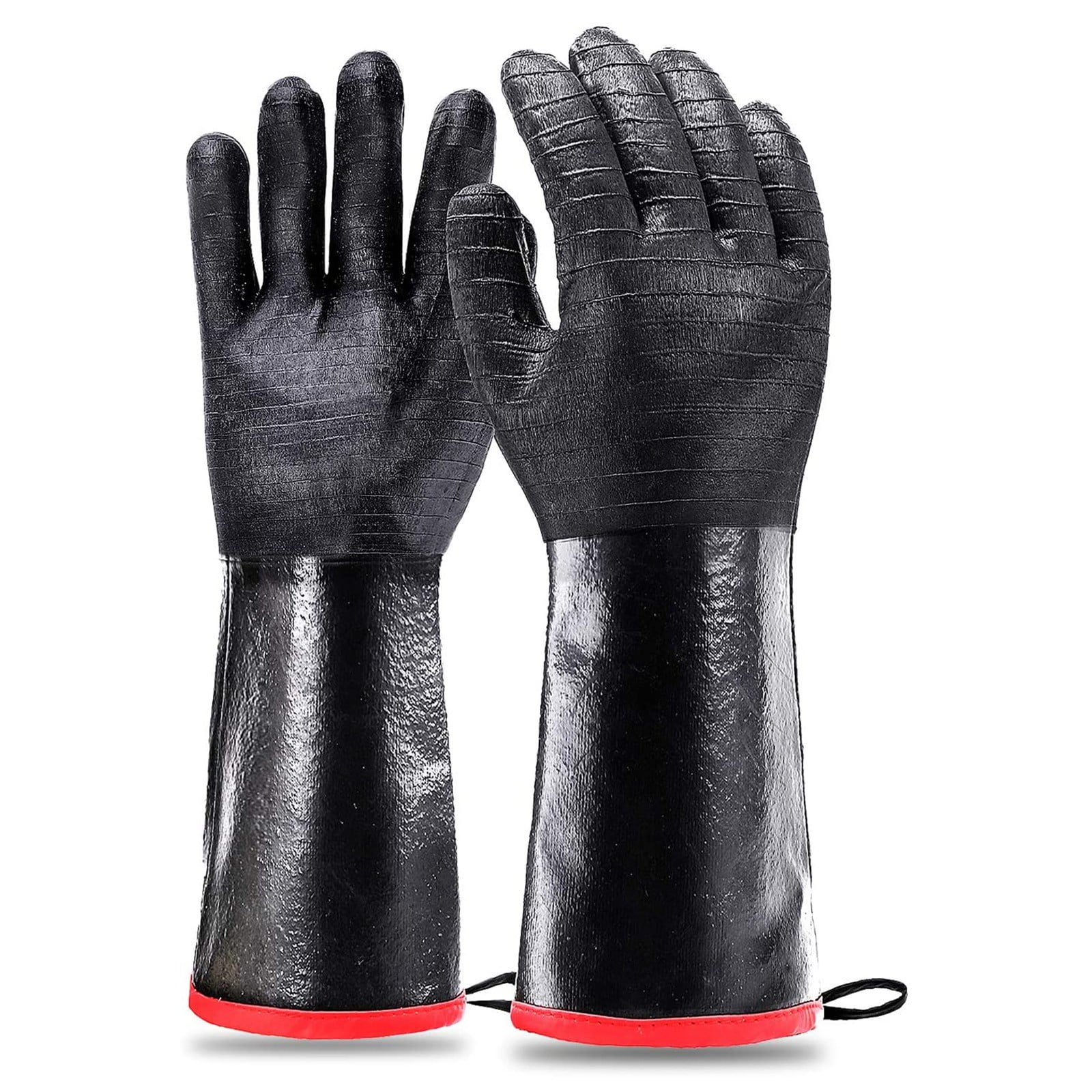 Agiferg BBQ Gloves 14 Inches for Handling Heat Food Right on Your Fryer 1PC Walmart