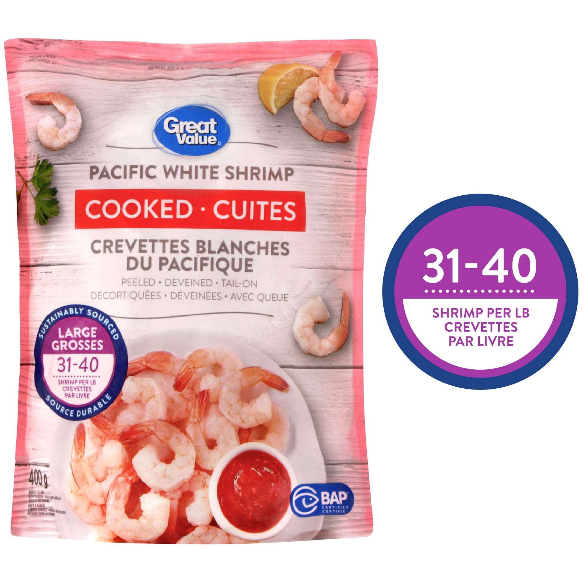 Click here for Great Value Cooked Shrimp 31/40 31-40 prices