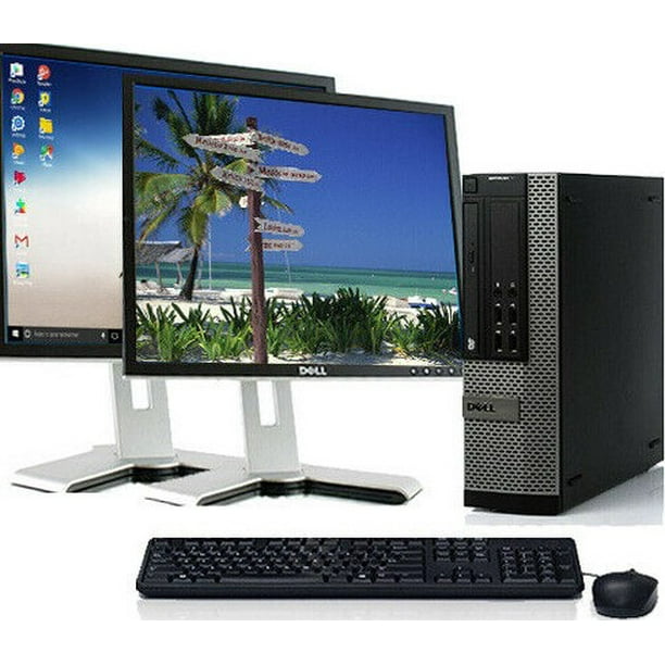 Used Dell Optiplex Windows 10 Pro Desktop PC Quad i5 3.1GHz w/ Dual ...
