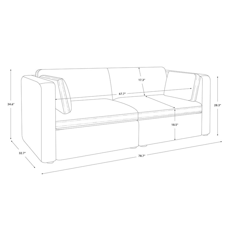 Standard Sofa Dimensions In Inches | Cabinets Matttroy