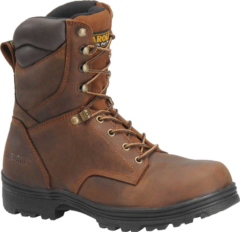 Carolina Men's SVB 8" Steel Toe Waterproof Work Boots, Copper - Walmart.com