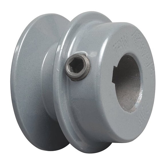 Congress 3/8 in Fixed Bore 1 Groove Standard V-Belt Pulley 4 in OD ...