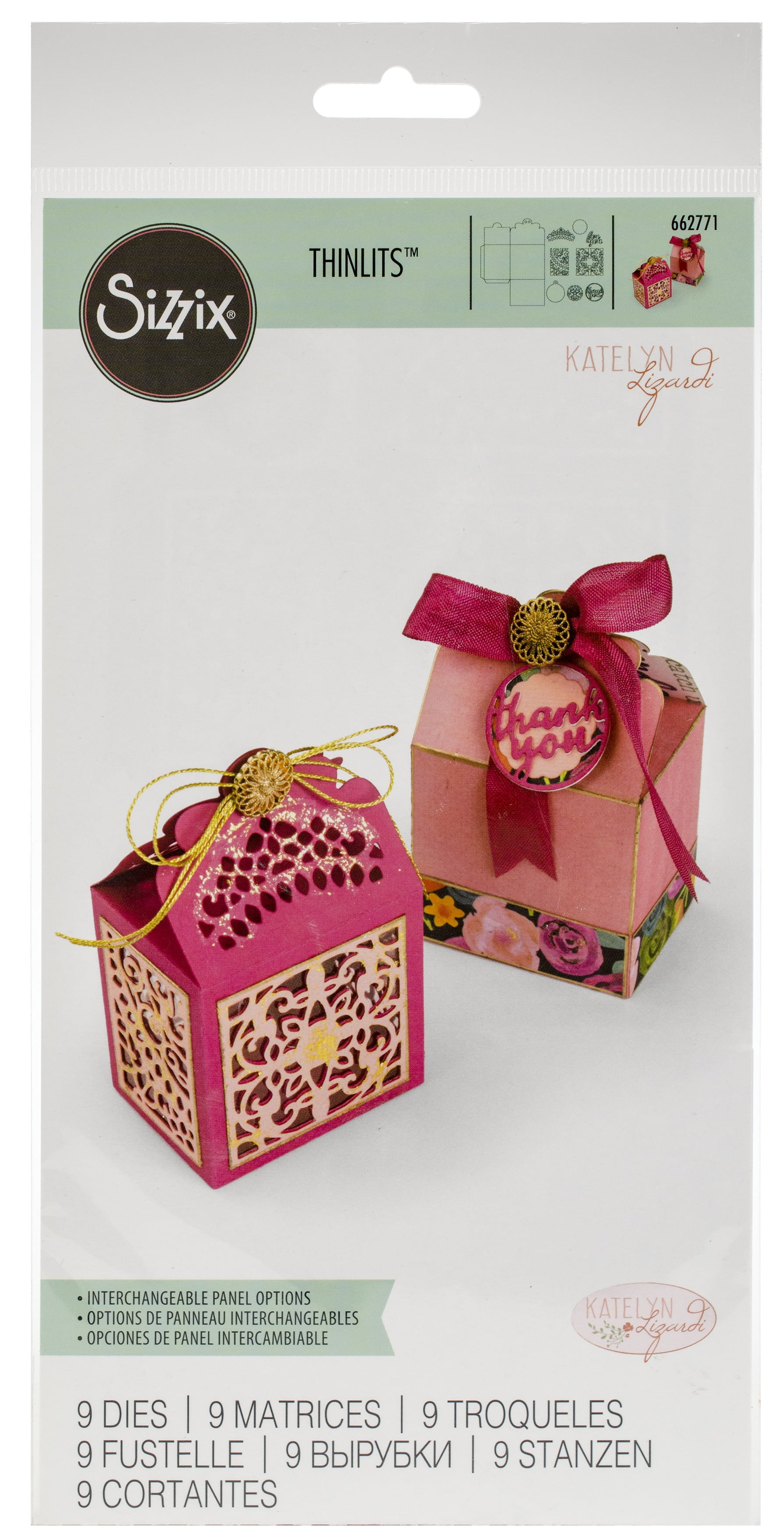 Sizzix Framelits Dies By Katelyn Lizardi-Moroccan Lace Box - Walmart ...
