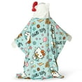 Sanrio Hello Kitty World of Kitty Hooded 3D Sculpted Hood Silk Touch ...