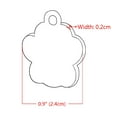 Didog Paw Glitter Personalized Dog Tags Engraved Cat Puppy Pet ID Name ...
