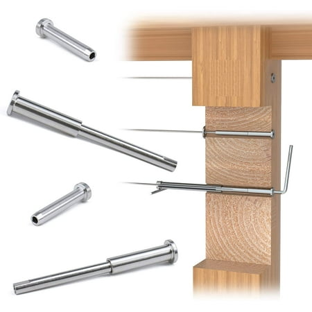 Cable Railing Kit Completely Invisible 1/8" 20 Pairs Upgraded Patent ...