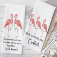 2pcs Bright Color 2 Whimsical Pig & Highland Cow Kitchen Towels ...