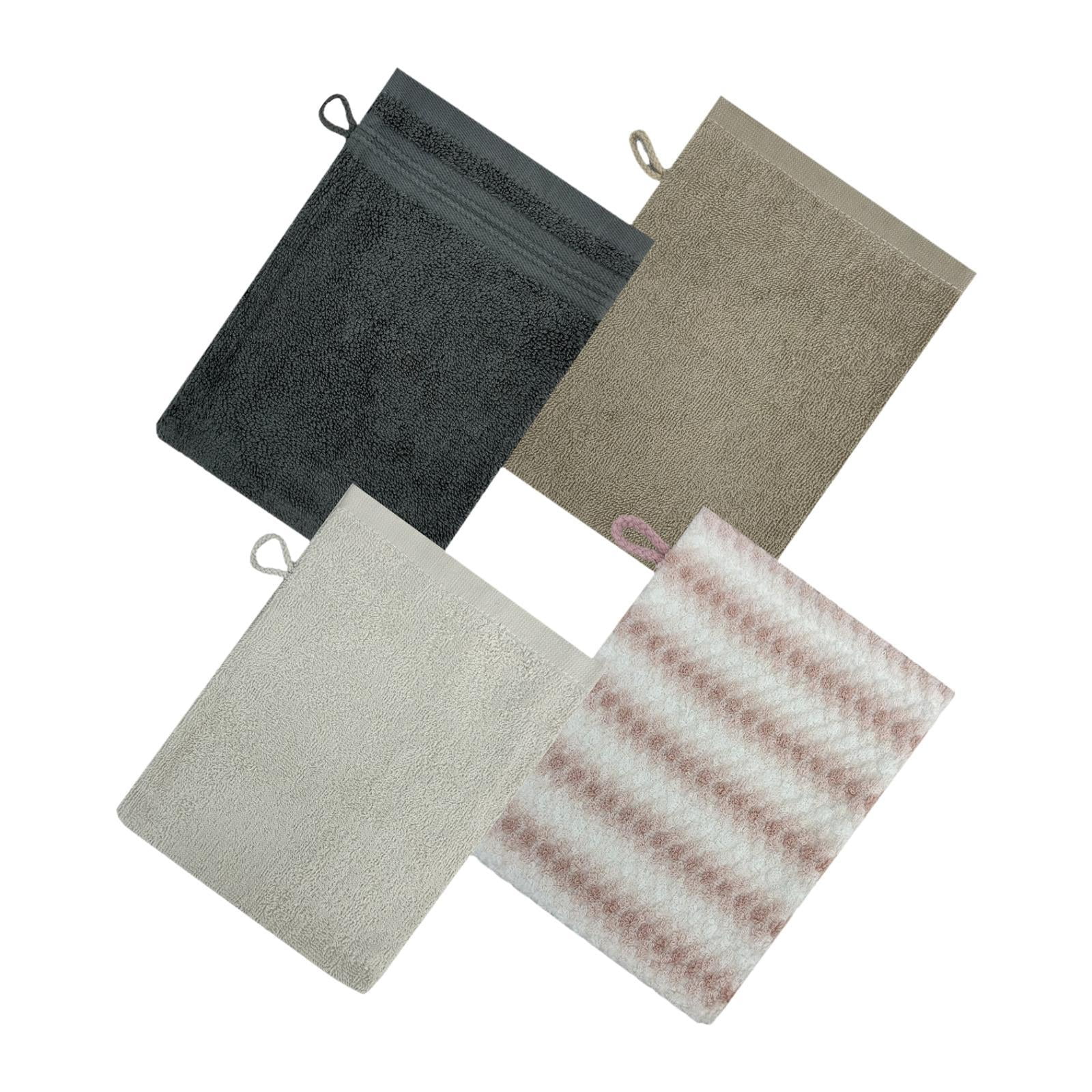 Click here for Shangren 4 Pieces Bath Mitts Absorbent Soft Body W... prices