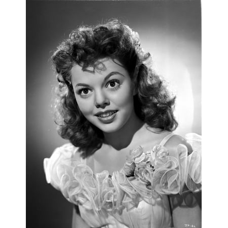 Jean Porter Portrait in White Sheer Silk Lace Top Ruffled Dress Photo ...