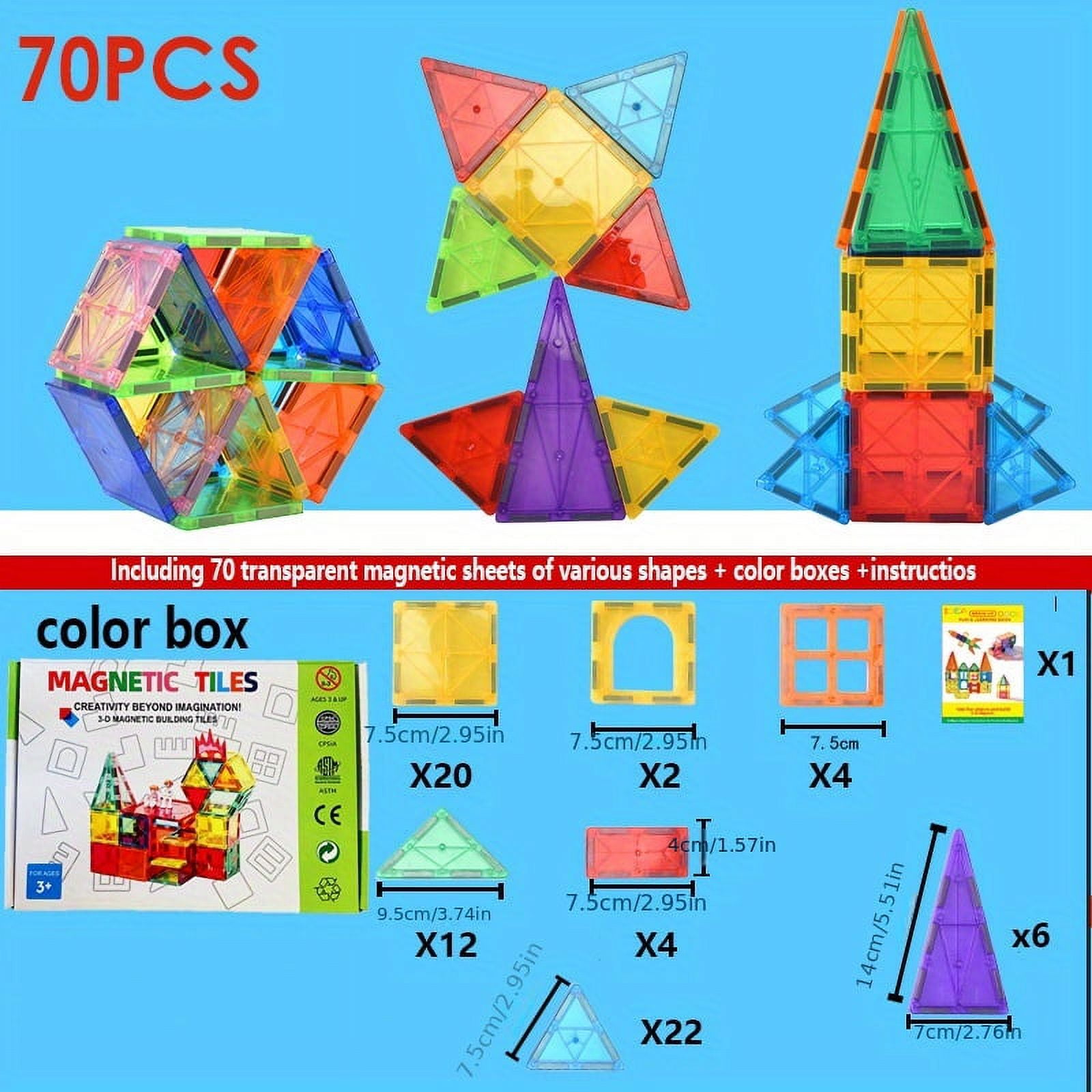 Click here for Grm 35pcs/50pcs/70pcs Magnetic Tiles  Magnetic Bui... prices