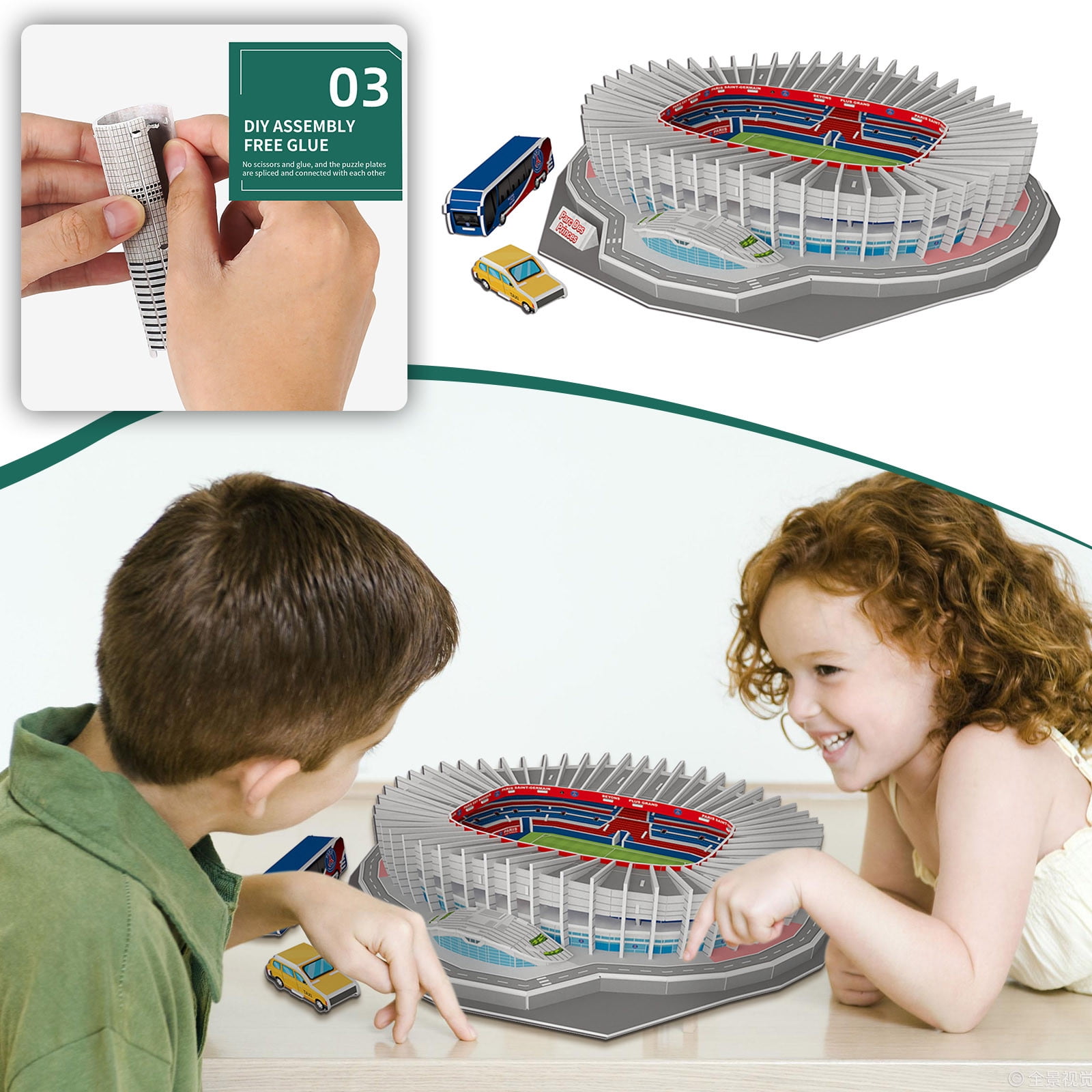 Click here for Egnmcr 3d Puzzle Soccer Club Venues Diy Model Puzz... prices