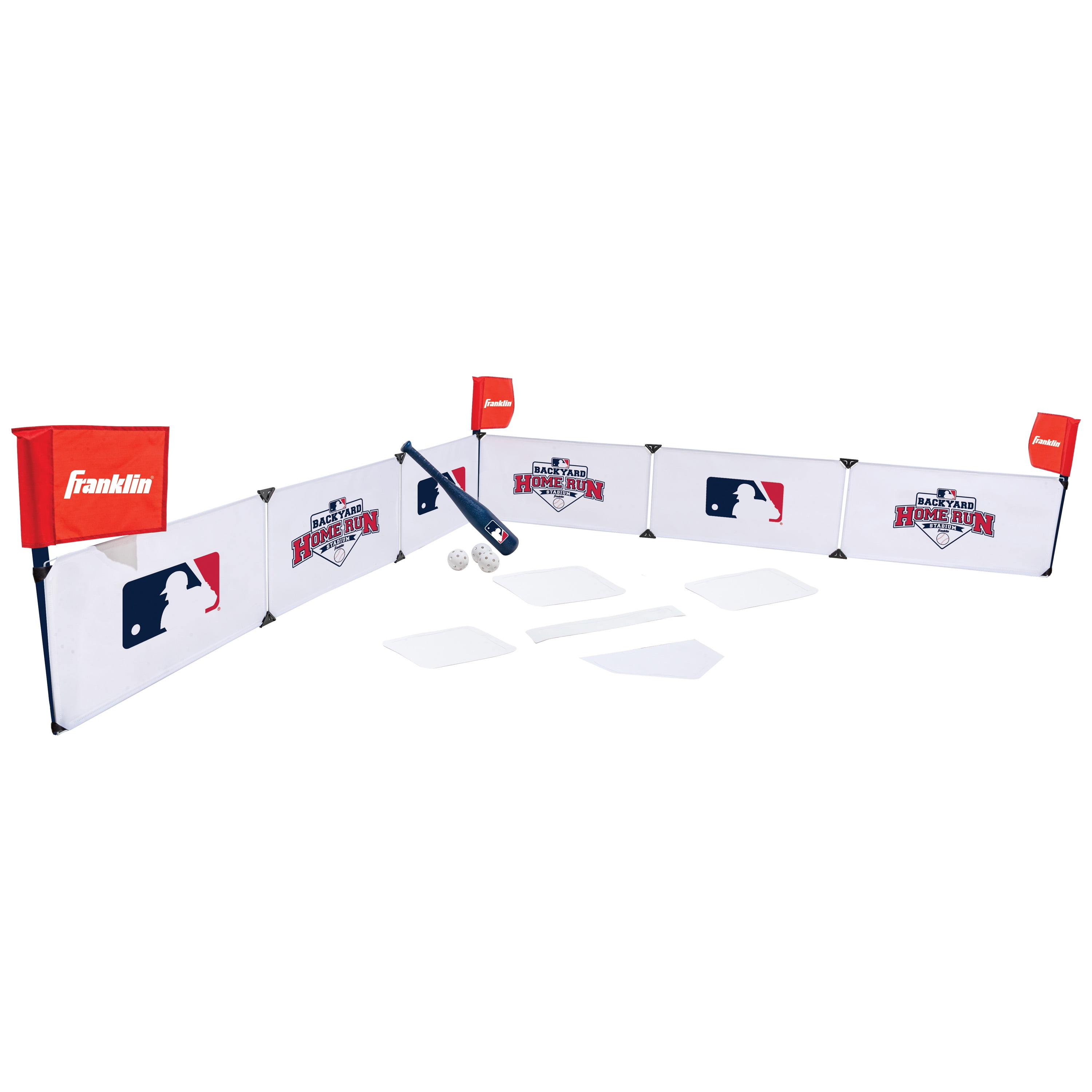 Franklin Sports MLB Kids Backyard Baseball Stadium - Kids Plastic Set ...