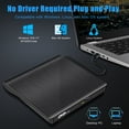 USB 3.0 External DVD CD ROM Disc Burner Drive Reader for Windows 8/10 ...