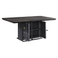 ACME Cargo Dining Table, Antique Walnut & Gunmetal - Walmart.com
