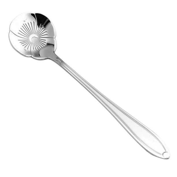 Stainless Steel Coffee Spoon Teaspoon Sugar Condiment Spoons Flower 8 ...