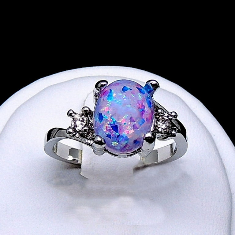 Rings With Purple Flames