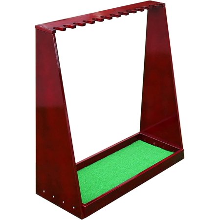 Wooden Golf Club Organizers Shafts Holder, Free Standing Golf Equipment ...