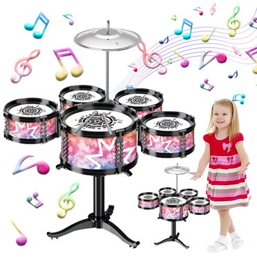 Disney Junior Minnie Mouse Toddler Toy Drum Set - Walmart.com