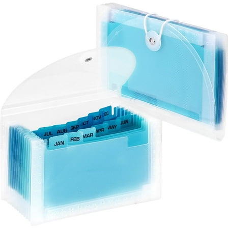 AIMTYD 13-Pocket Mini Expanding File Folders, Small Accordion File ...