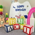 ABC 123 Boxes Party Back to School Decorations – 6PCS Large Paper ...