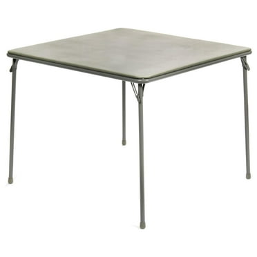 XL Series Square Folding Card Table (38") - Easy-to-Use Collapsible ...