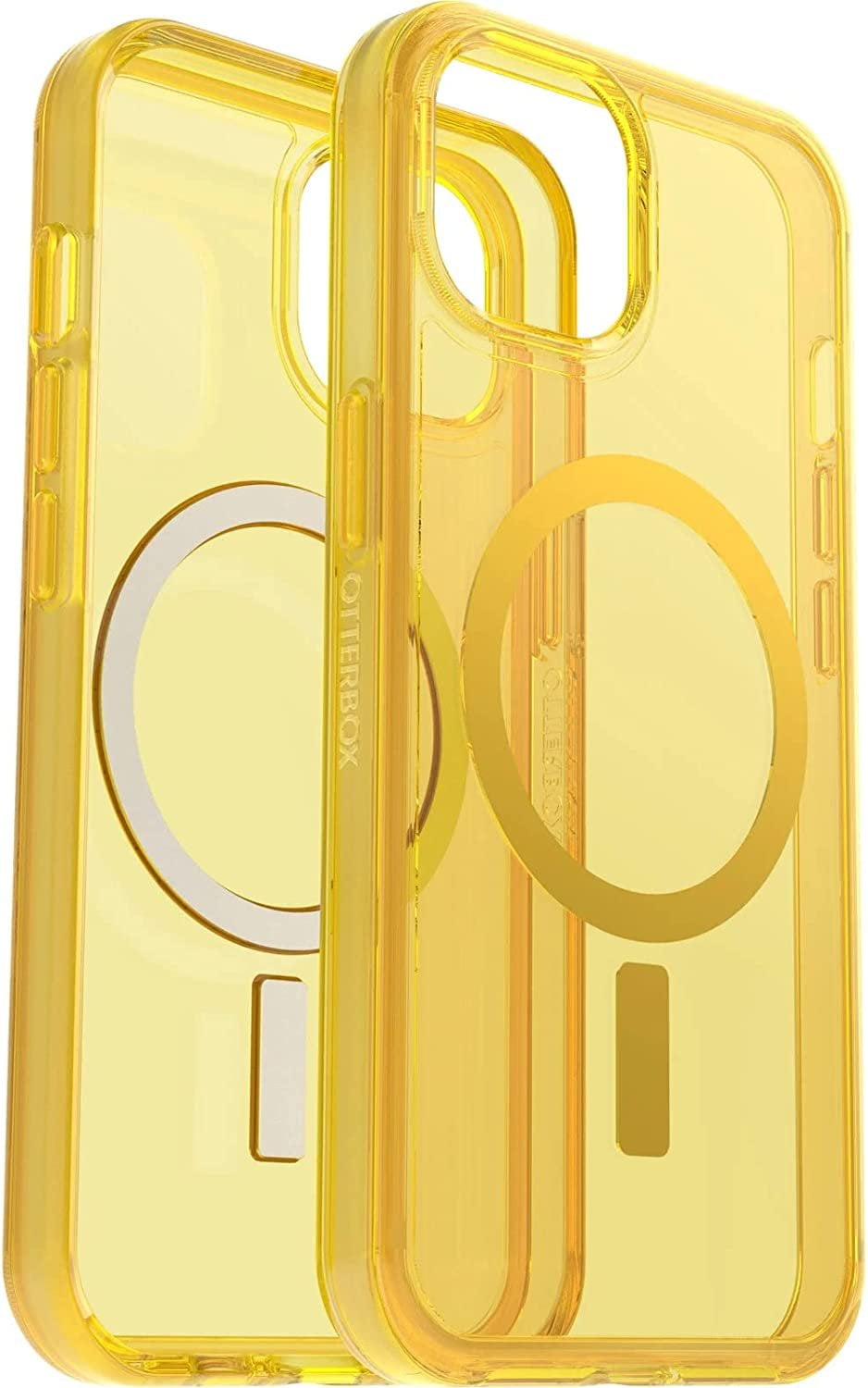 OtterBox Symmetry Series+ Clear Antimicrobial Case with Magsafe for iPhone 14 & iPhone 13 Only ...